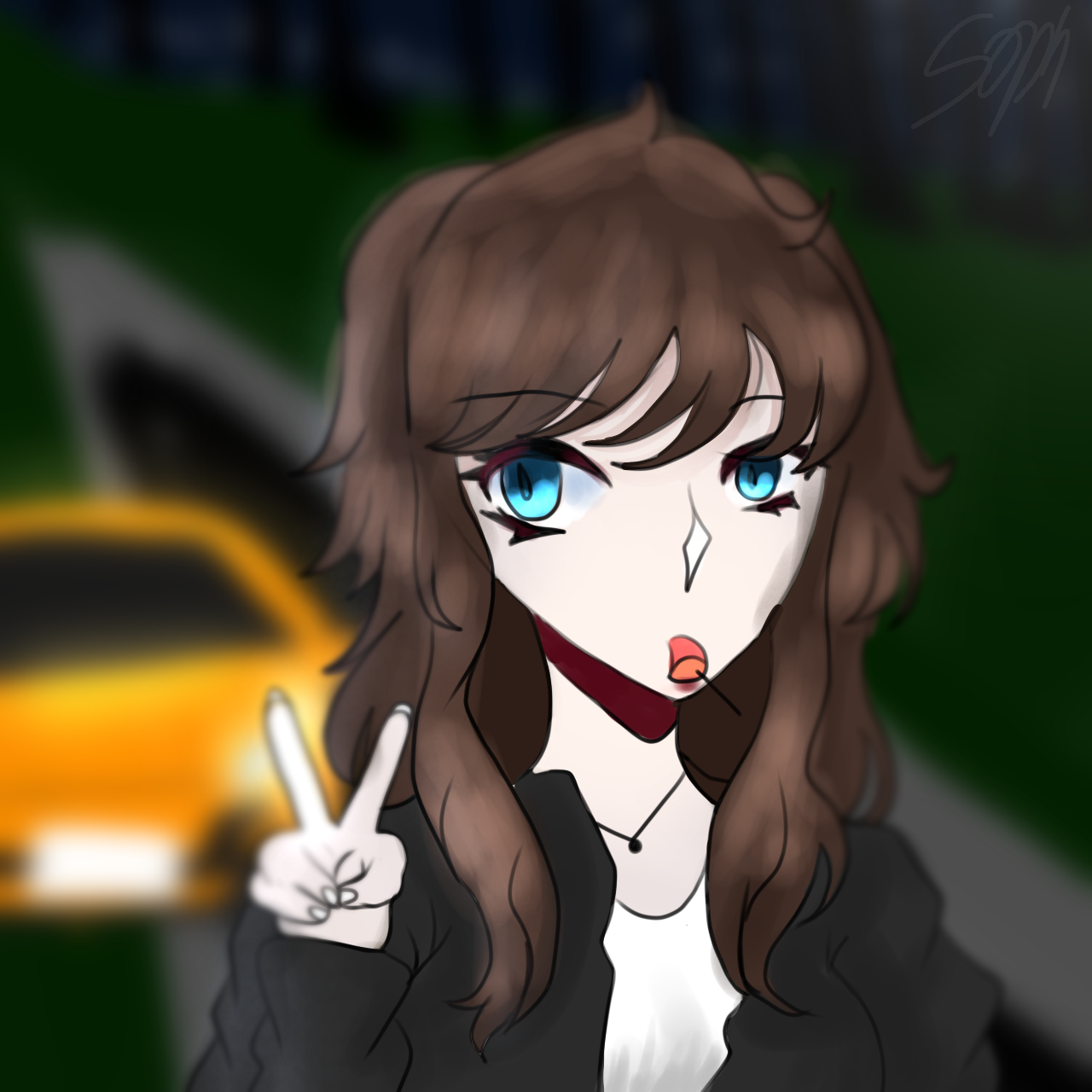 Night Drive - ibisPaint