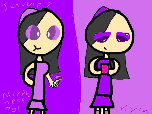 jumpy and Kyla - ibisPaint