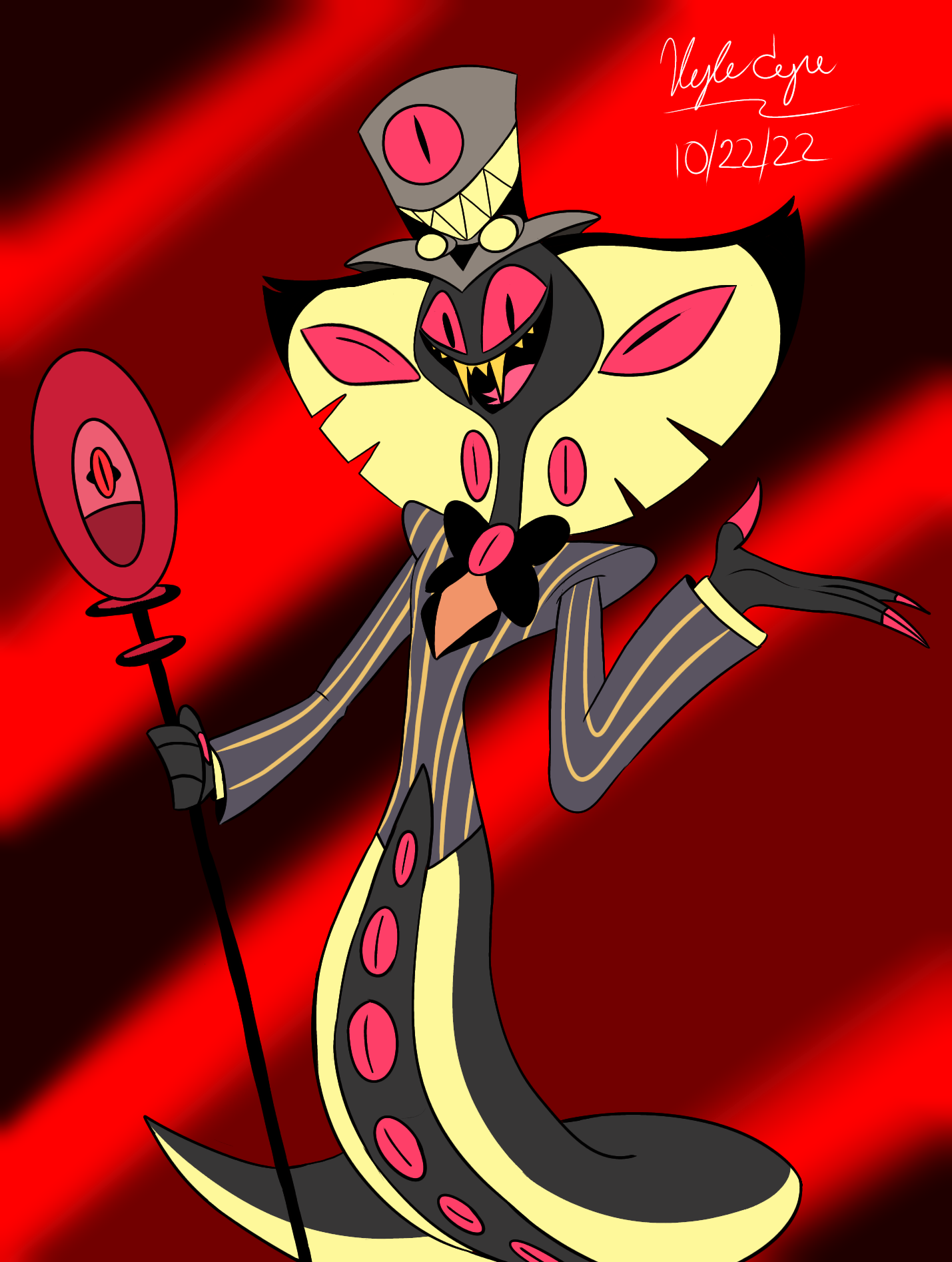 Sir Pentious with Alastors Staff - ibisPaint