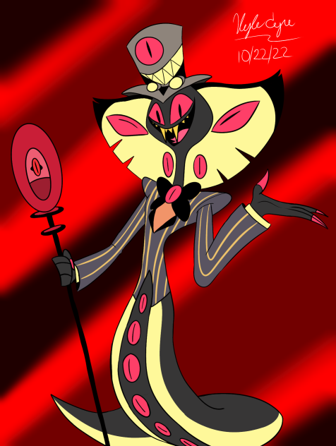 Sir Pentious with Alastors Staff - ibisPaint