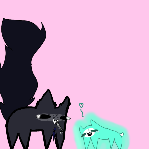 Rush & Ambush cursed cat - ibisPaint