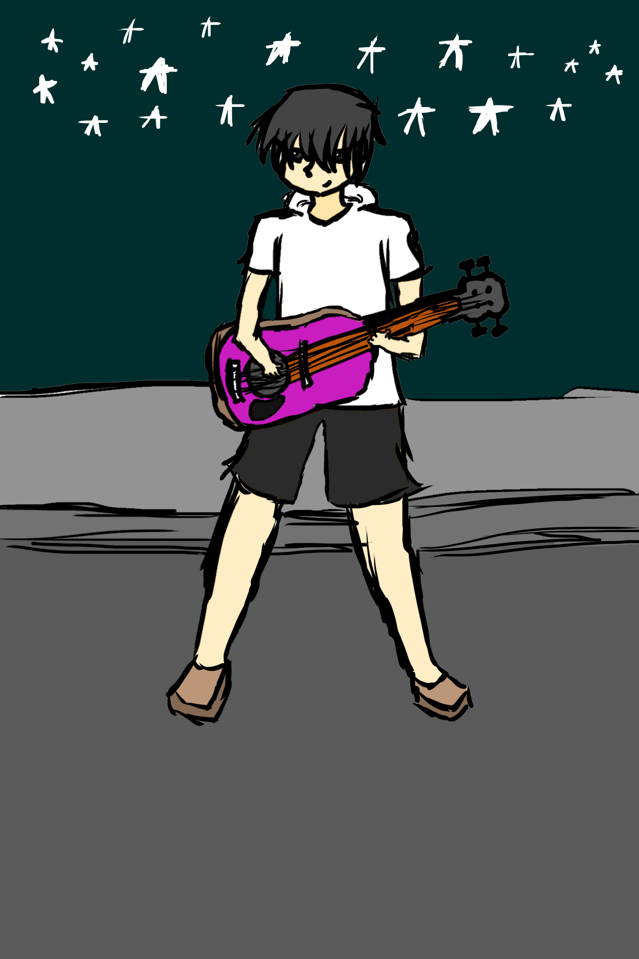 dike at night - ibisPaint