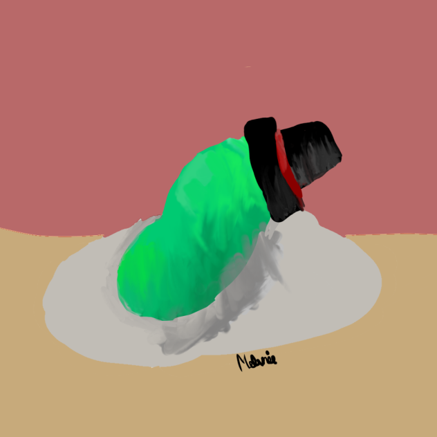 Bean with top hat - ibisPaint