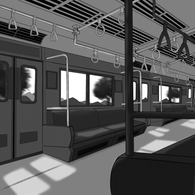 Train (inside) - ibisPaint