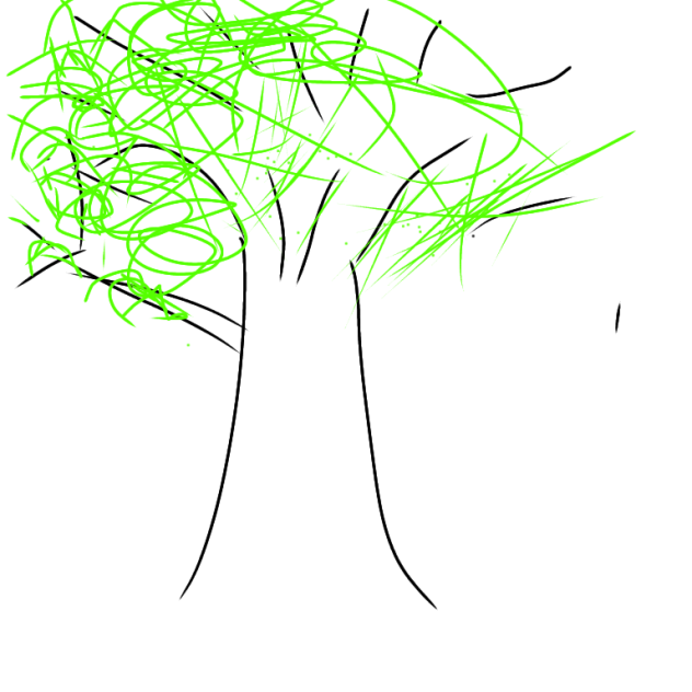 Tree badly done - ibisPaint