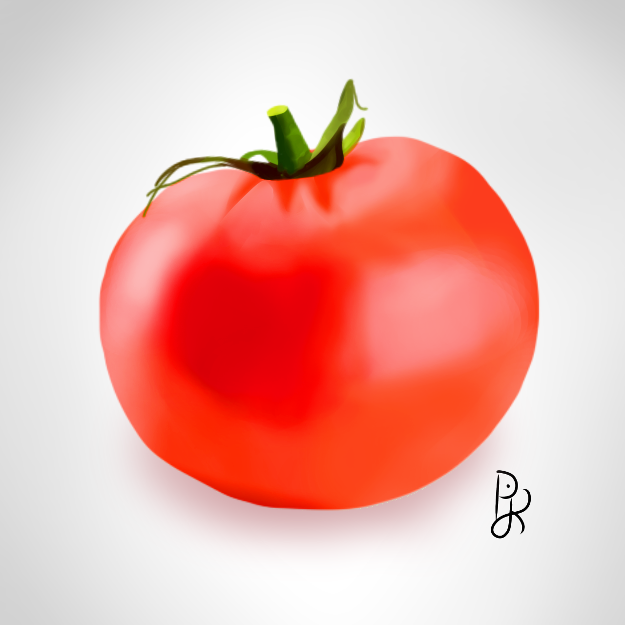 Realistic Tomato - ibisPaint