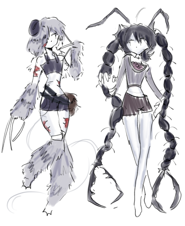 LALA AND SUICHI (oc)(not done) - ibisPaint