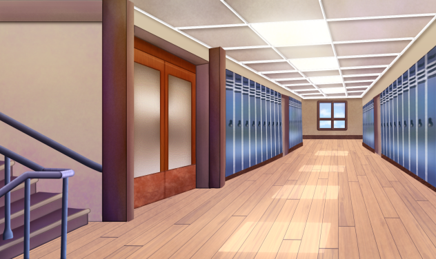 School corridor - ibisPaint