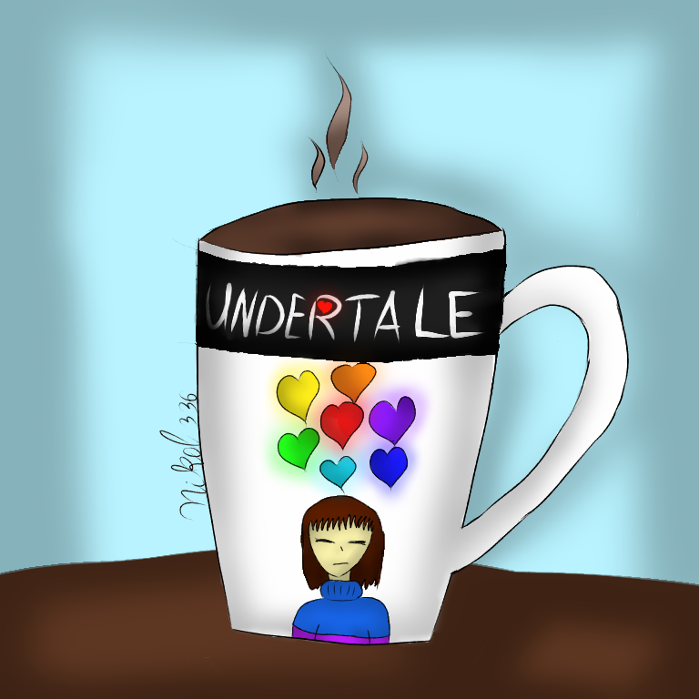 cup 'print UNDERTALE' - ibisPaint