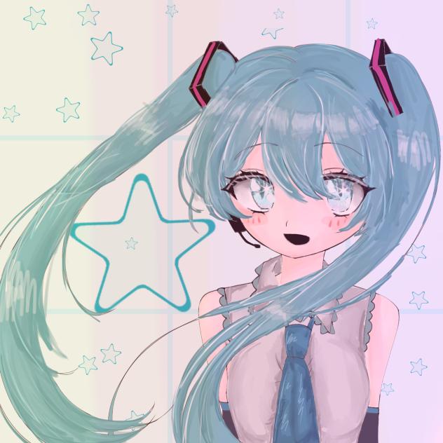 Cute Miku art - ibisPaint