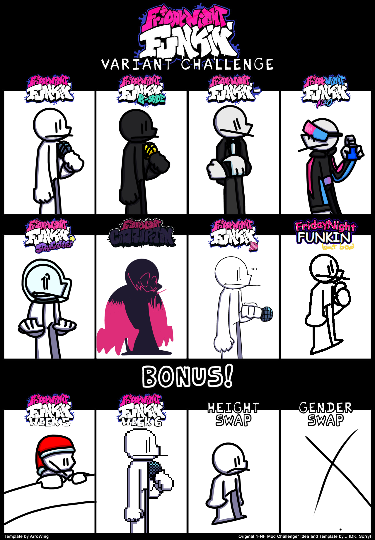 Fnf variant challenge!(somebody edition) - ibisPaint