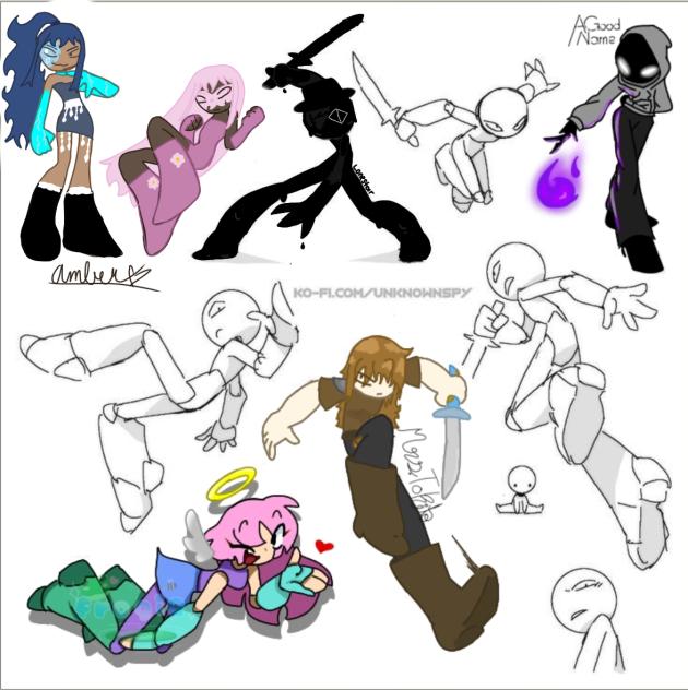 Fight stance collabbb - ibisPaint