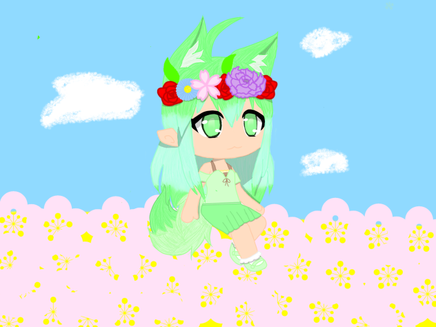 spring gacha life edit - ibisPaint