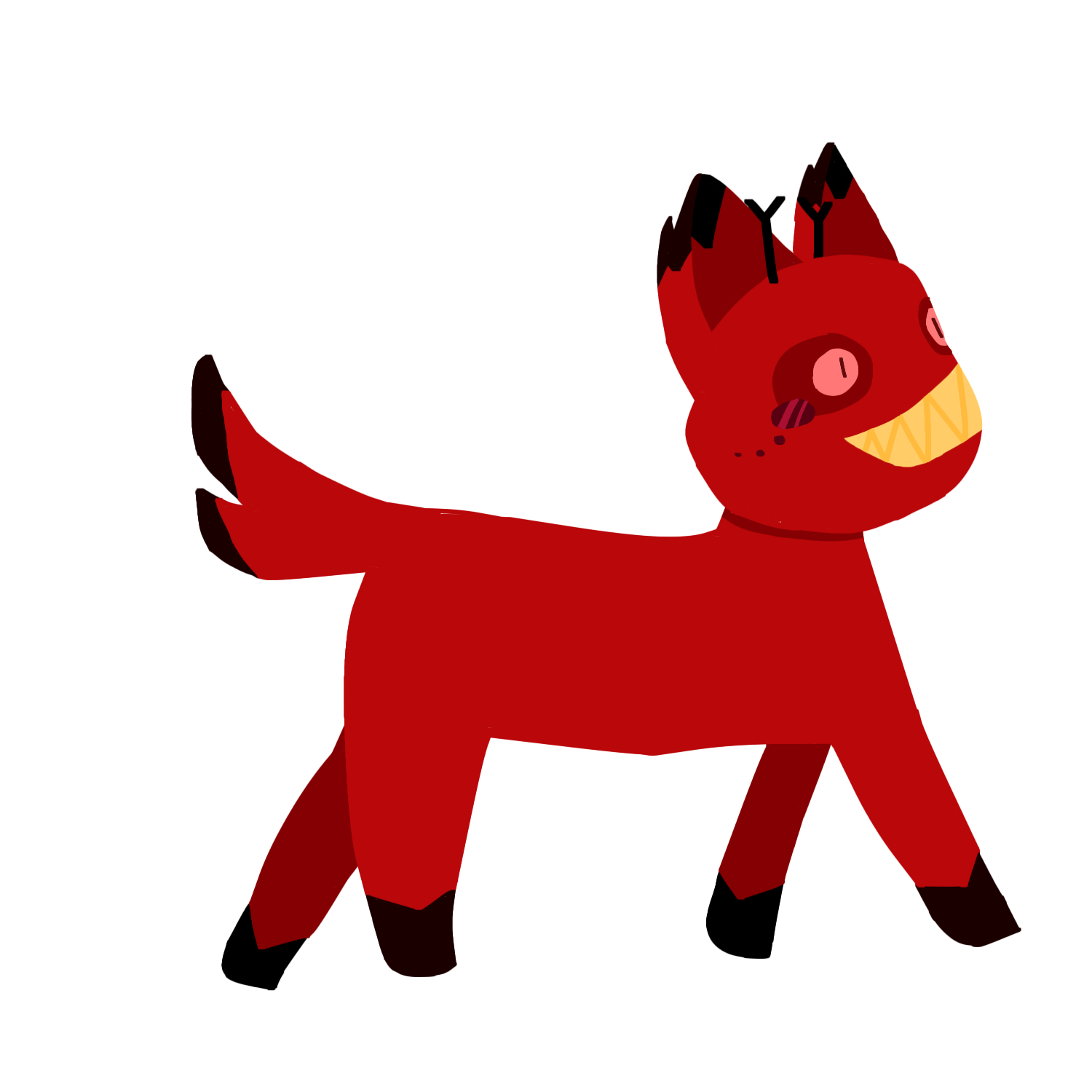 cursed cat Alastor - ibisPaint