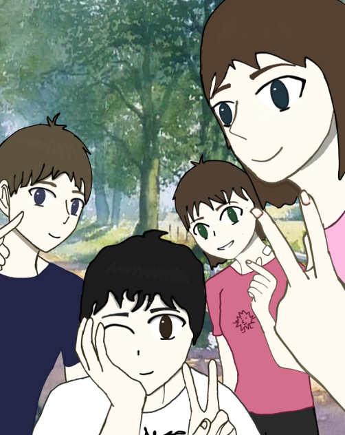 Friends group “четверіо (chetverio)” - ibisPaint