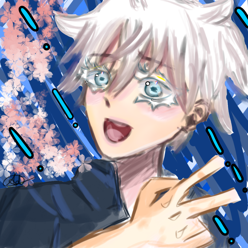 Satoru Gojo - ibisPaint