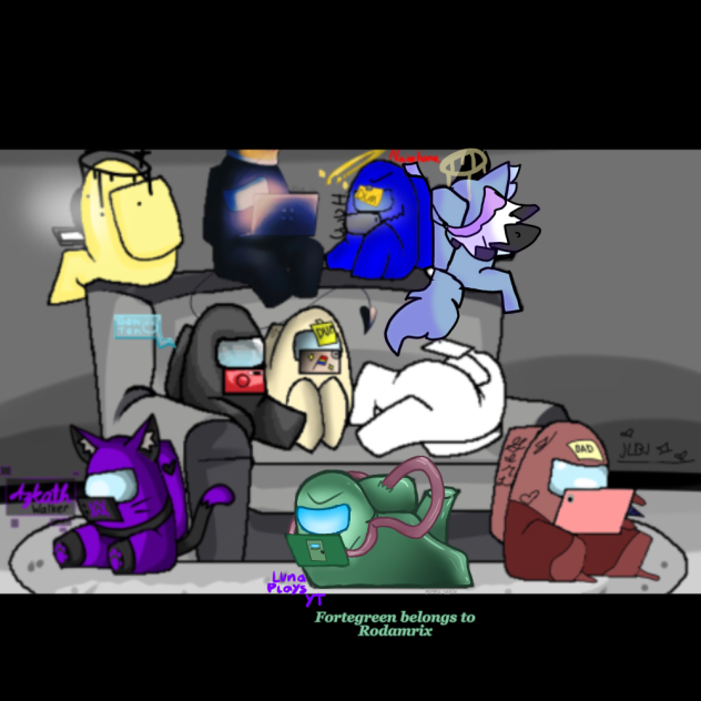 Among us collab - ibisPaint