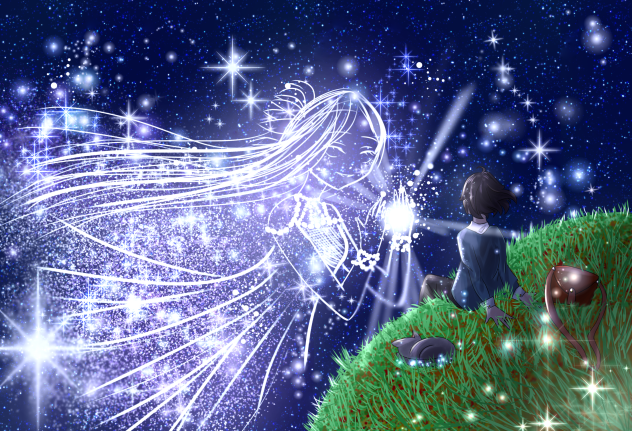 Galaxy goddess - ibisPaint