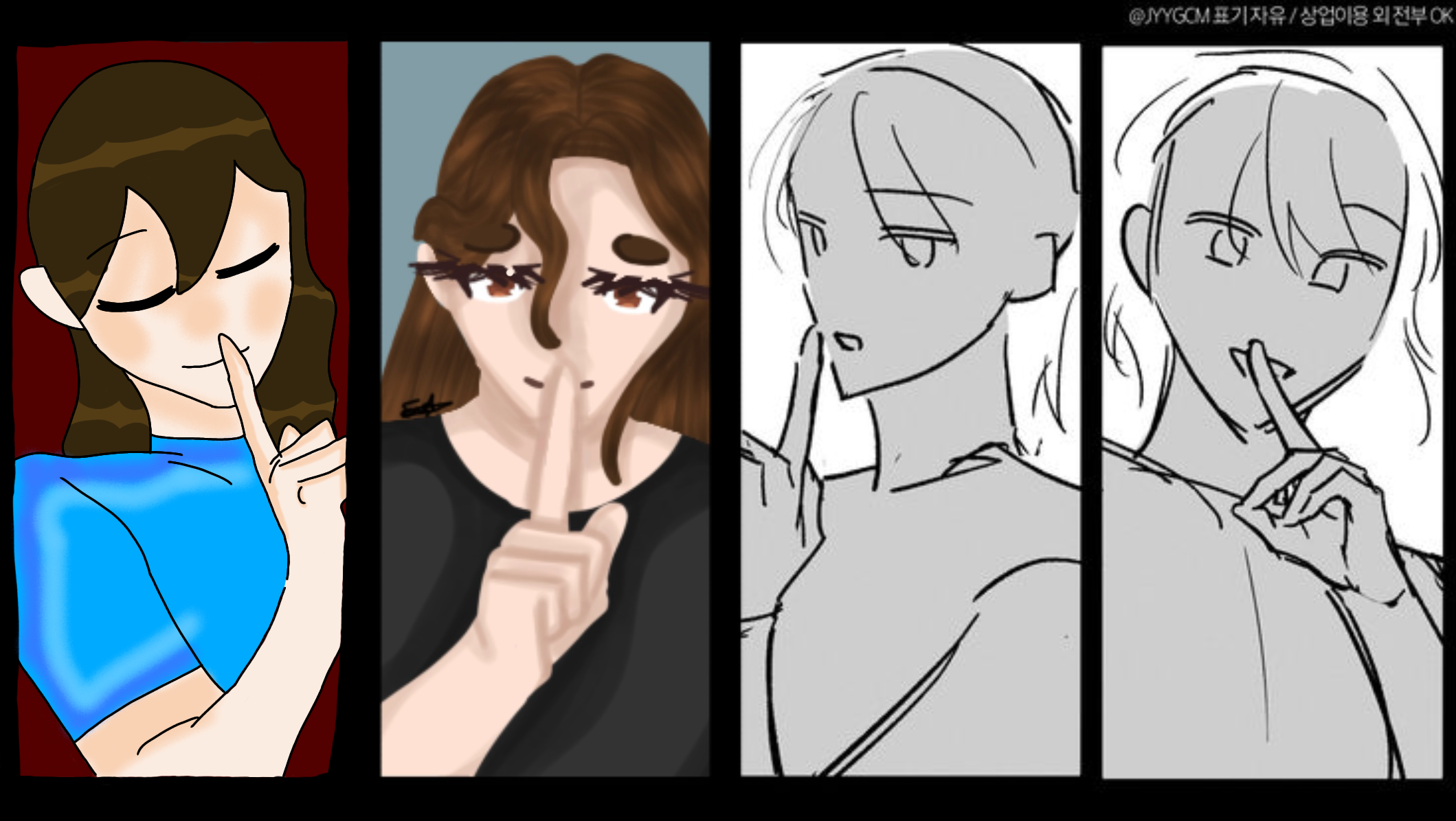 Silence collab - ibisPaint