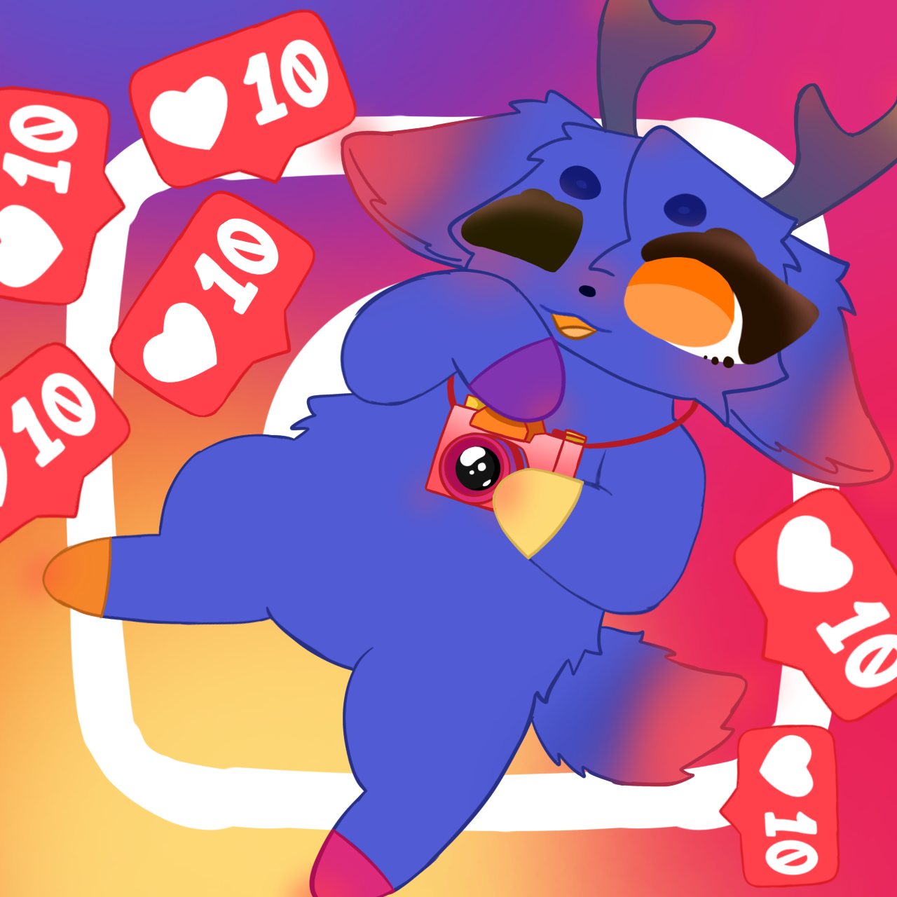 Instagram Deer - ibisPaint