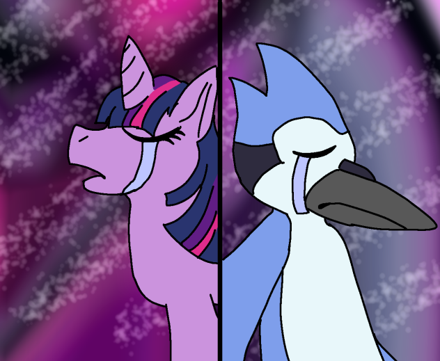 mordicai and twilight 😞 - ibisPaint