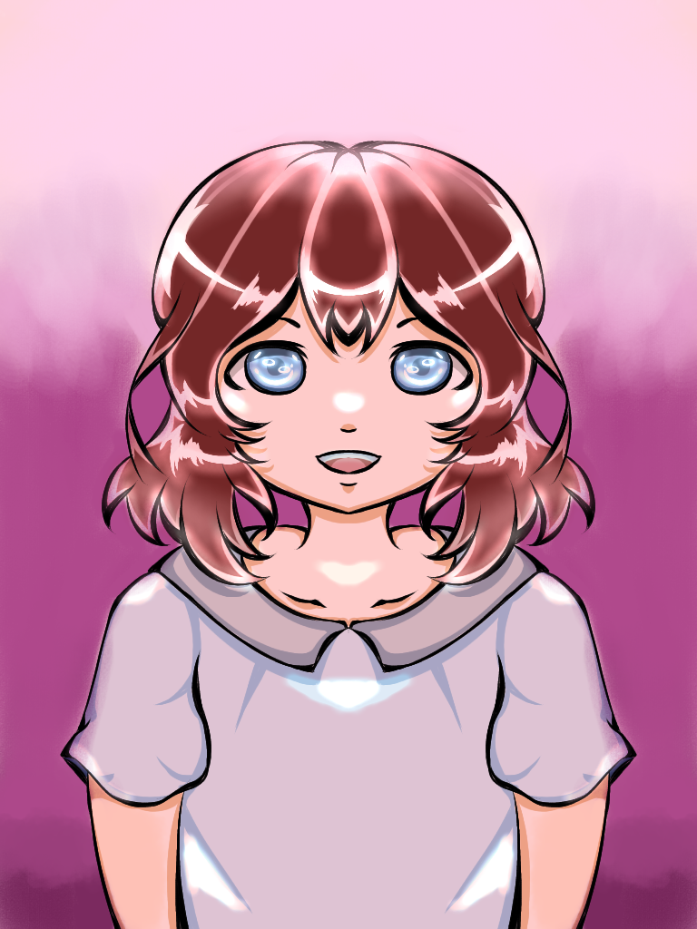 second time drawing with a background - ibisPaint