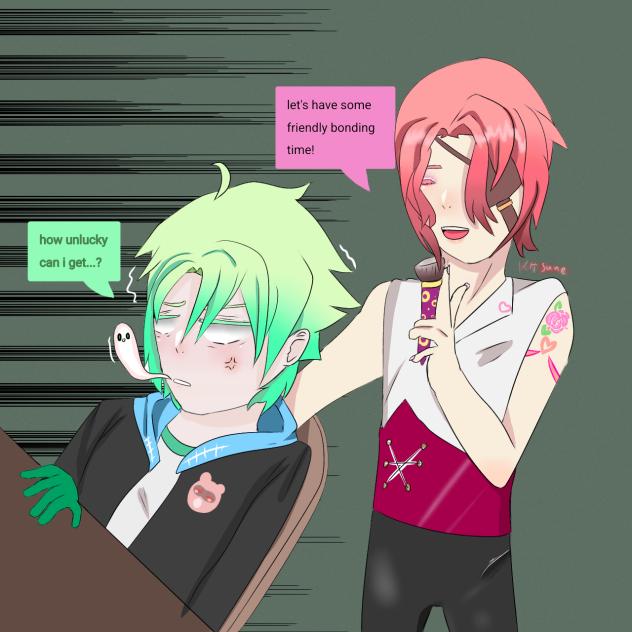 ayato and verde's bonding time - ibisPaint