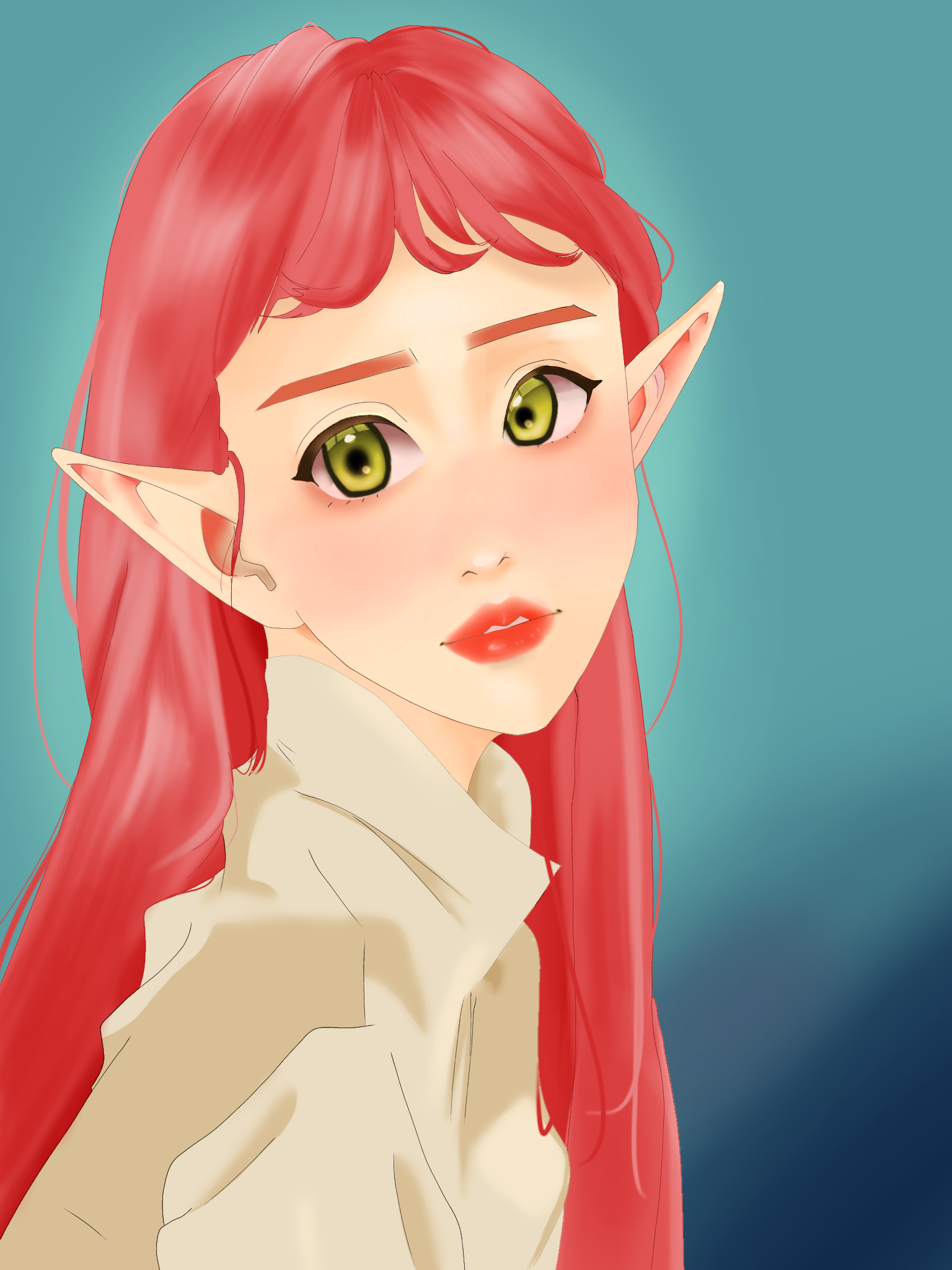 Elf girl ️💚 - ibisPaint