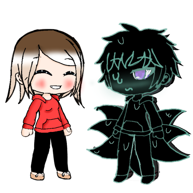 me and nightmare sans - ibisPaint