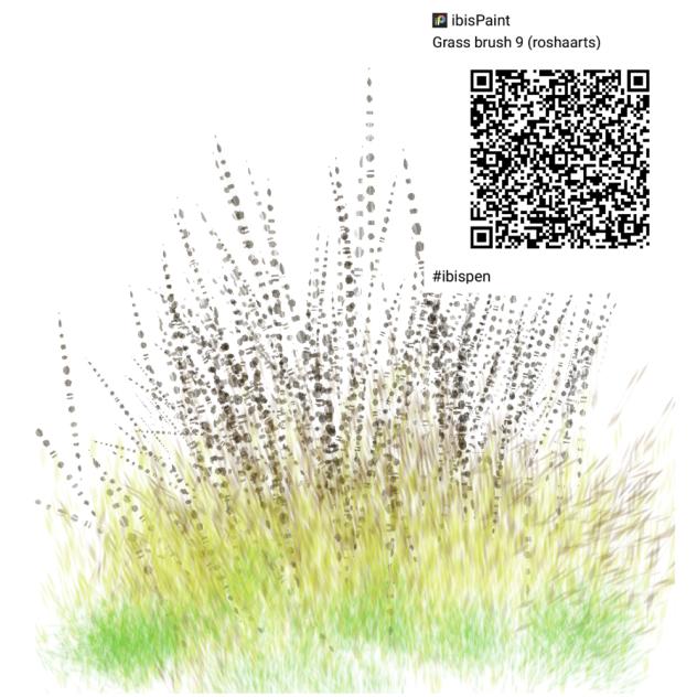 Grass brush (dry grass) - ibisPaint