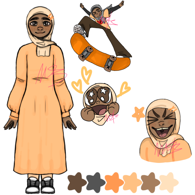 oc drawing layout - ibisPaint