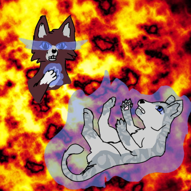 Ivypool and Hawkfrost - ibisPaint