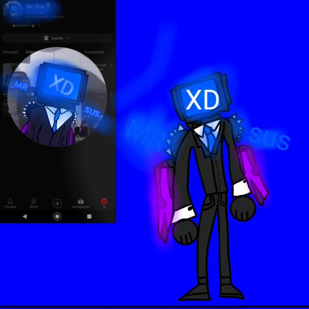 Mr sus Tv man - ibisPaint