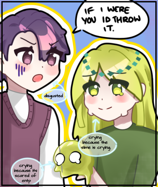 slime is crying - ibisPaint