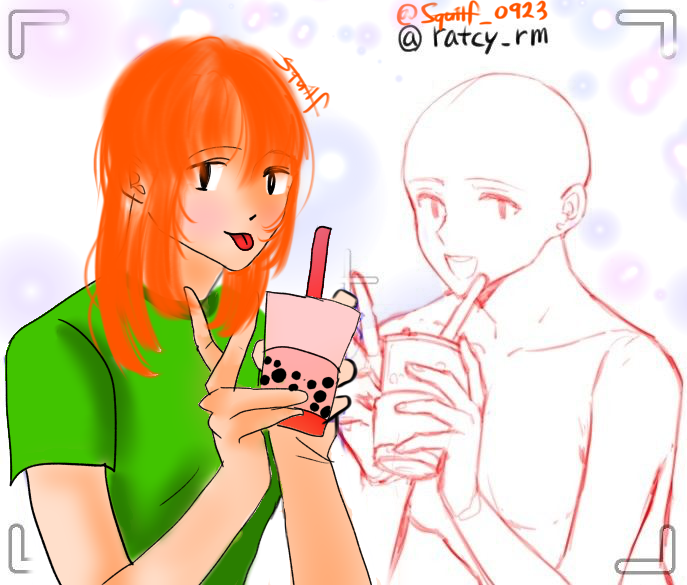 {Boba collab} - ibisPaint