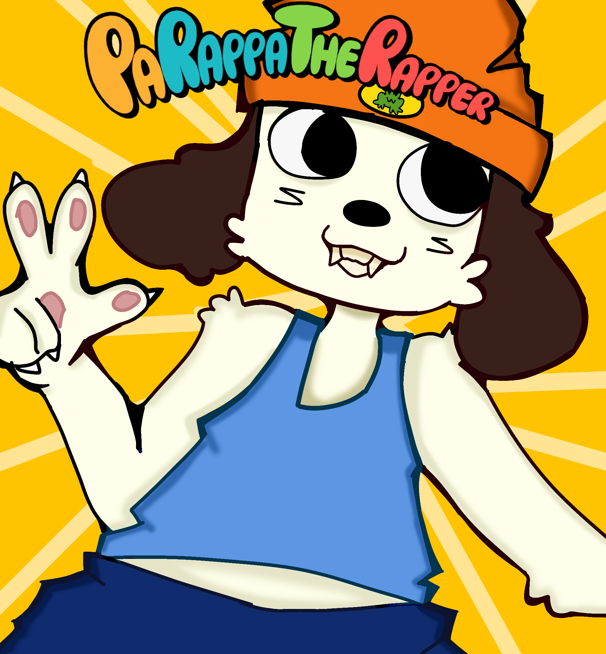 Rlly bad PaRappa art - ibisPaint
