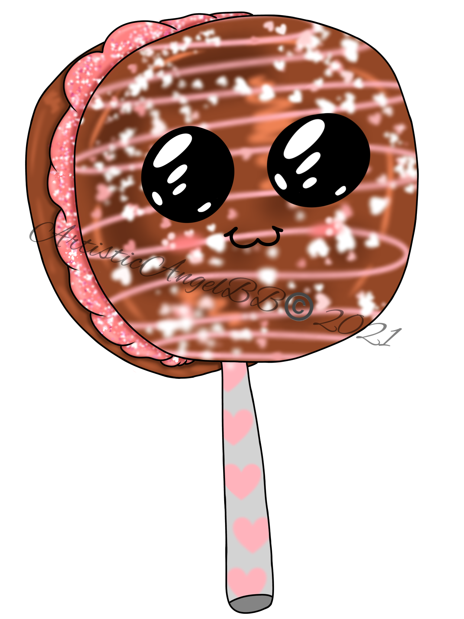 Valentine’s Day Cake Pop - ibisPaint