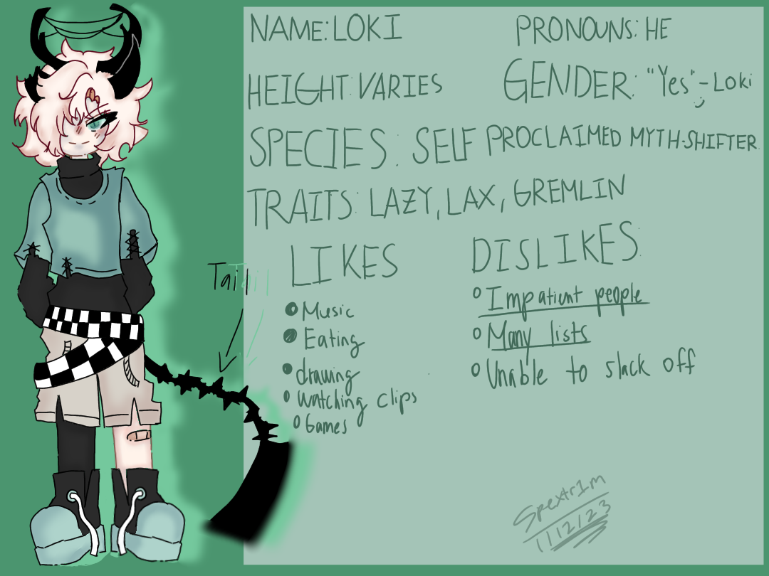 My new OC Loki - ibisPaint