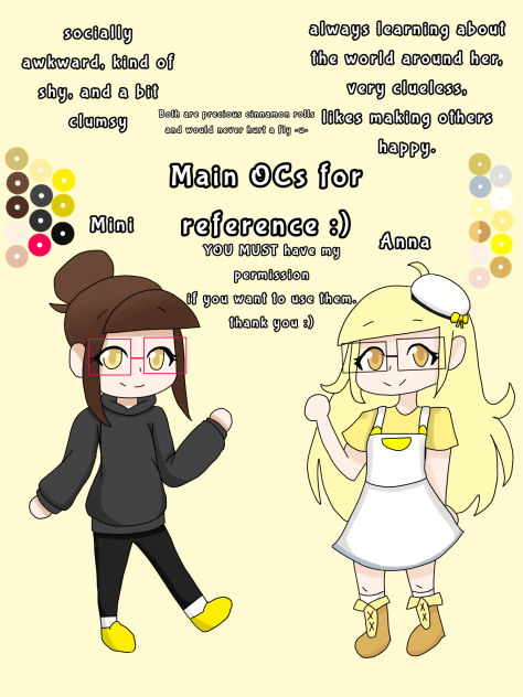 My Main OCs for reference - ibisPaint