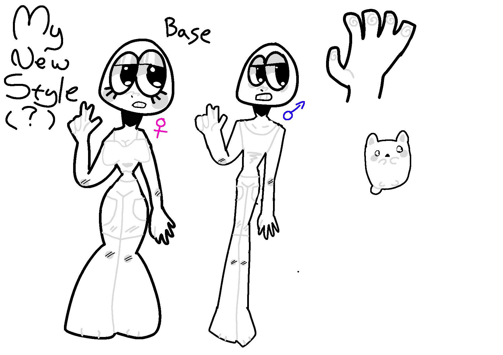 my new style bases! - ibisPaint