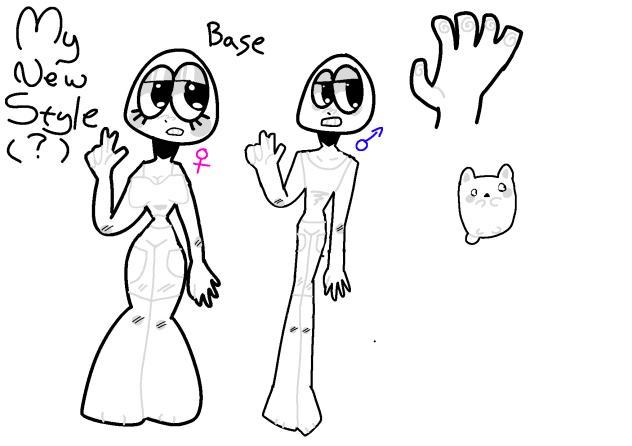 my new style bases! - ibisPaint