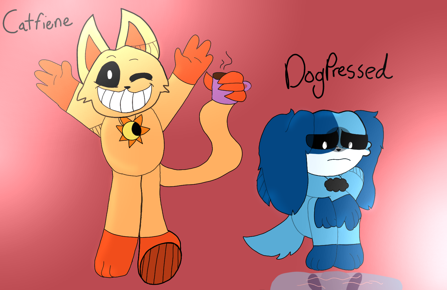 Catfiene and Dogpressed🌞🌛 - ibisPaint