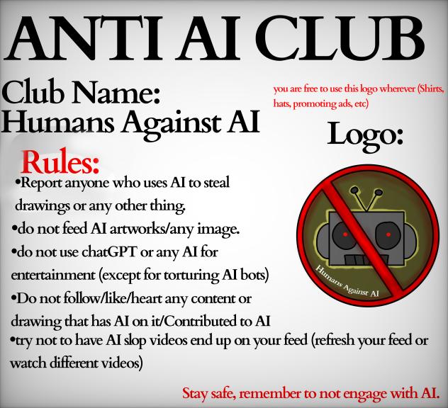 Humans Against AI - ibisPaint