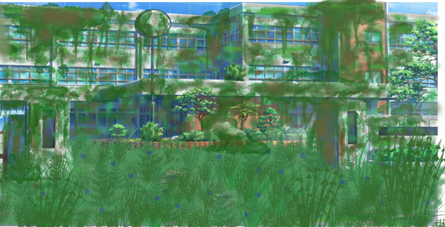 Abandoned School Timelapase - ibisPaint