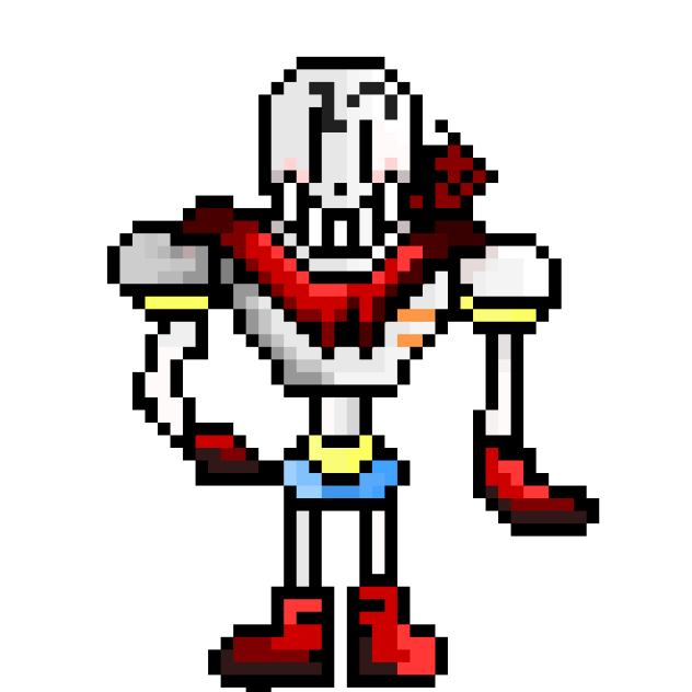 My sprite PAPYRUS - ibisPaint