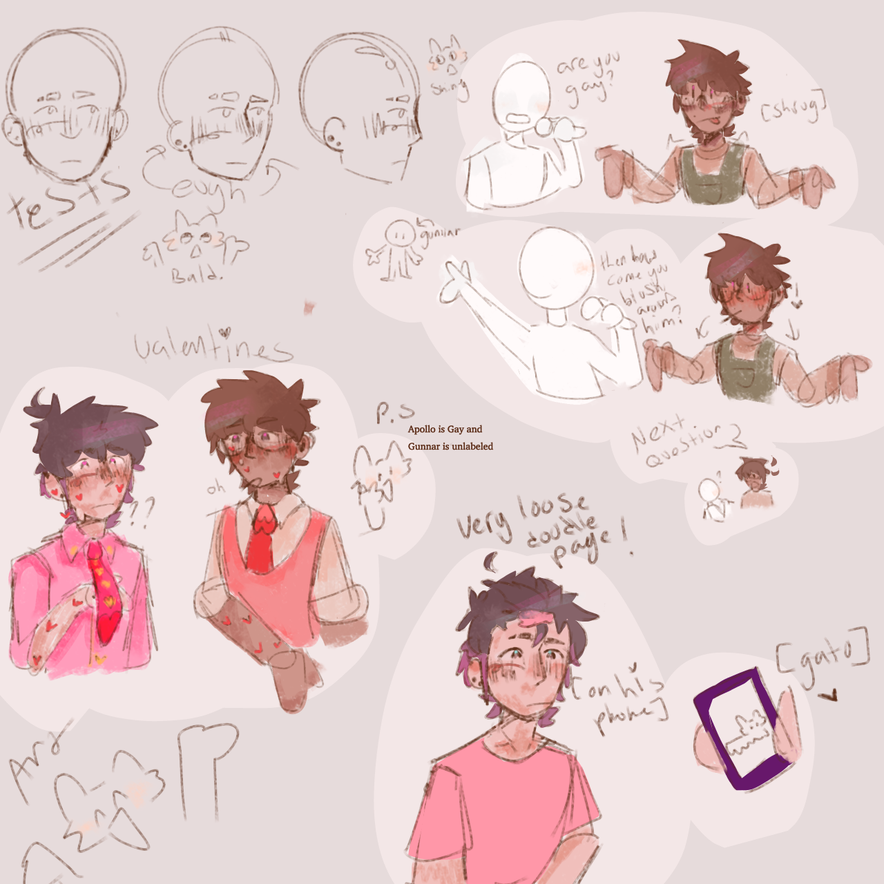 Gunnar and apollo - ibisPaint