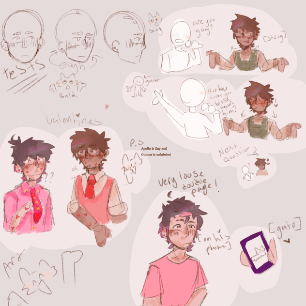 Gunnar and apollo - ibisPaint