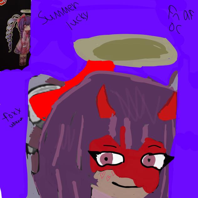 summer lucky fnaf oc - ibisPaint