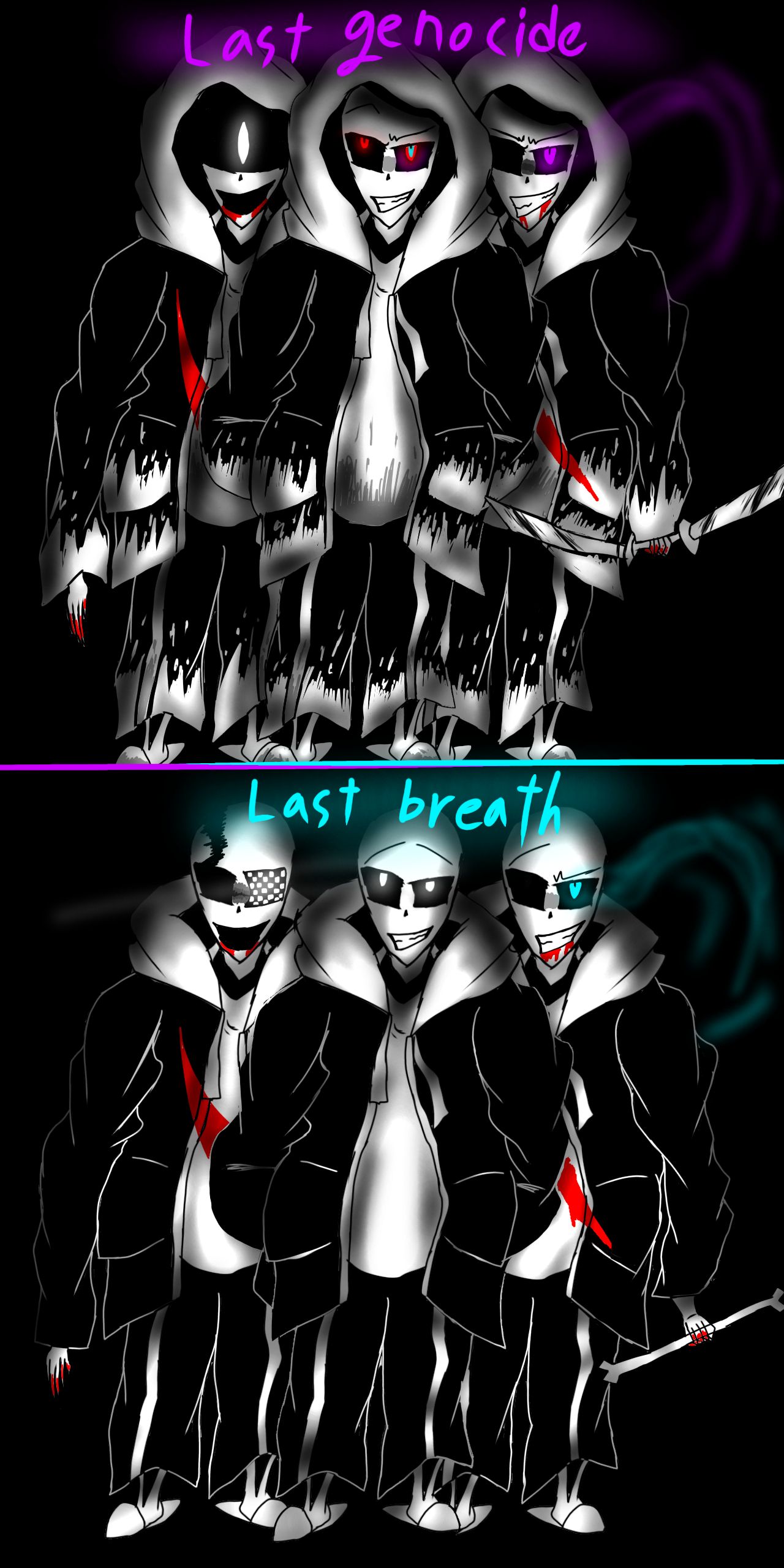 last breath VS last genocide - ibisPaint