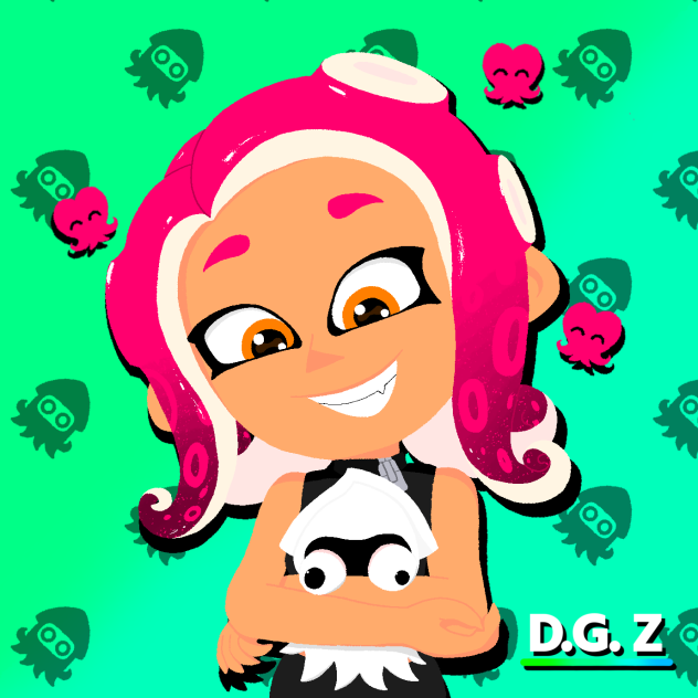 8 Meets Blooper 🐙 🦑 💖 - ibisPaint